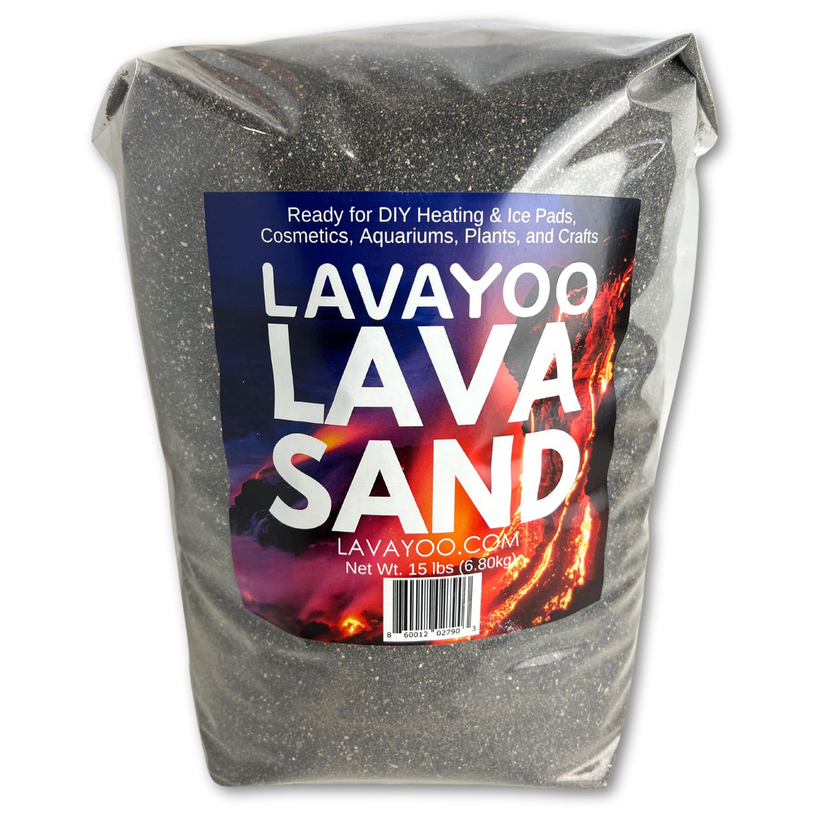 15 lbs Lavayoo Lava Sand for DIY Hot and Cold Packs, Aquariums and Cra